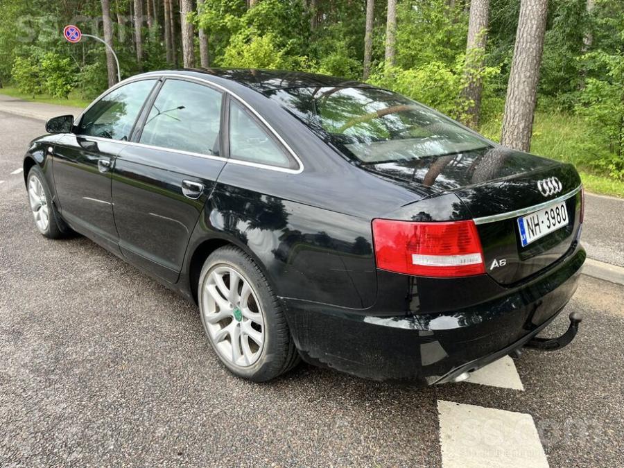Melns Audi A6 2006 Valmiera, ar dzinēja tilpumu 2.00 L un nobraukumu 335 tūkst. km par 2200 €, foto 4 vietnē AUTOMOTO.COM.LV