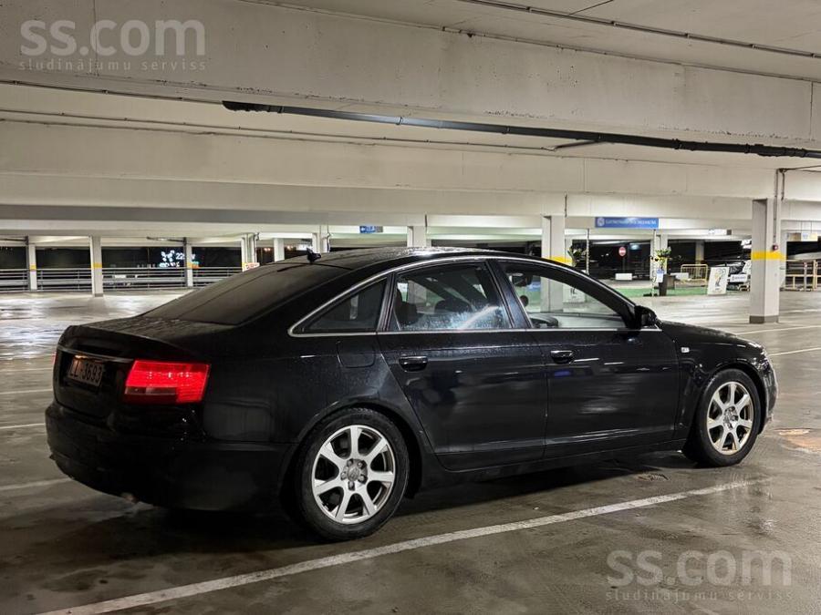 Black Audi A6 2006 in Riga, with an engine capacity of 3.00 L and mileage of 350 thousand km for 3350 €, photo 4 on AUTOMOTO.COM.LV