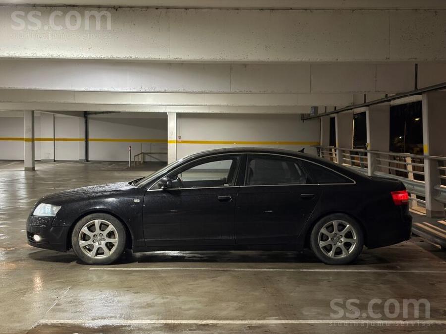Black Audi A6 2006 in Riga, with an engine capacity of 3.00 L and mileage of 350 thousand km for 3350 €, photo 8 on AUTOMOTO.COM.LV