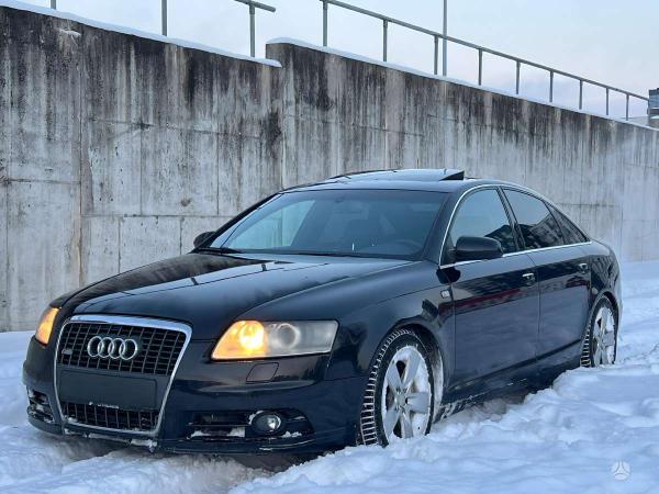 Melns Audi A6 2006 Viļņa, ar dzinēja tilpumu 2.70 L un nobraukumu 271 tūkst. km par 3100 €, foto 3 vietnē AUTOMOTO.COM.LV