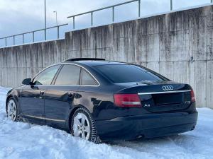 Black Audi A6 2006 in Vilnius, with an engine capacity of 2.70 L and mileage of 271 thousand km for 3100 €, photo 4 on AUTOMOTO.COM.LV