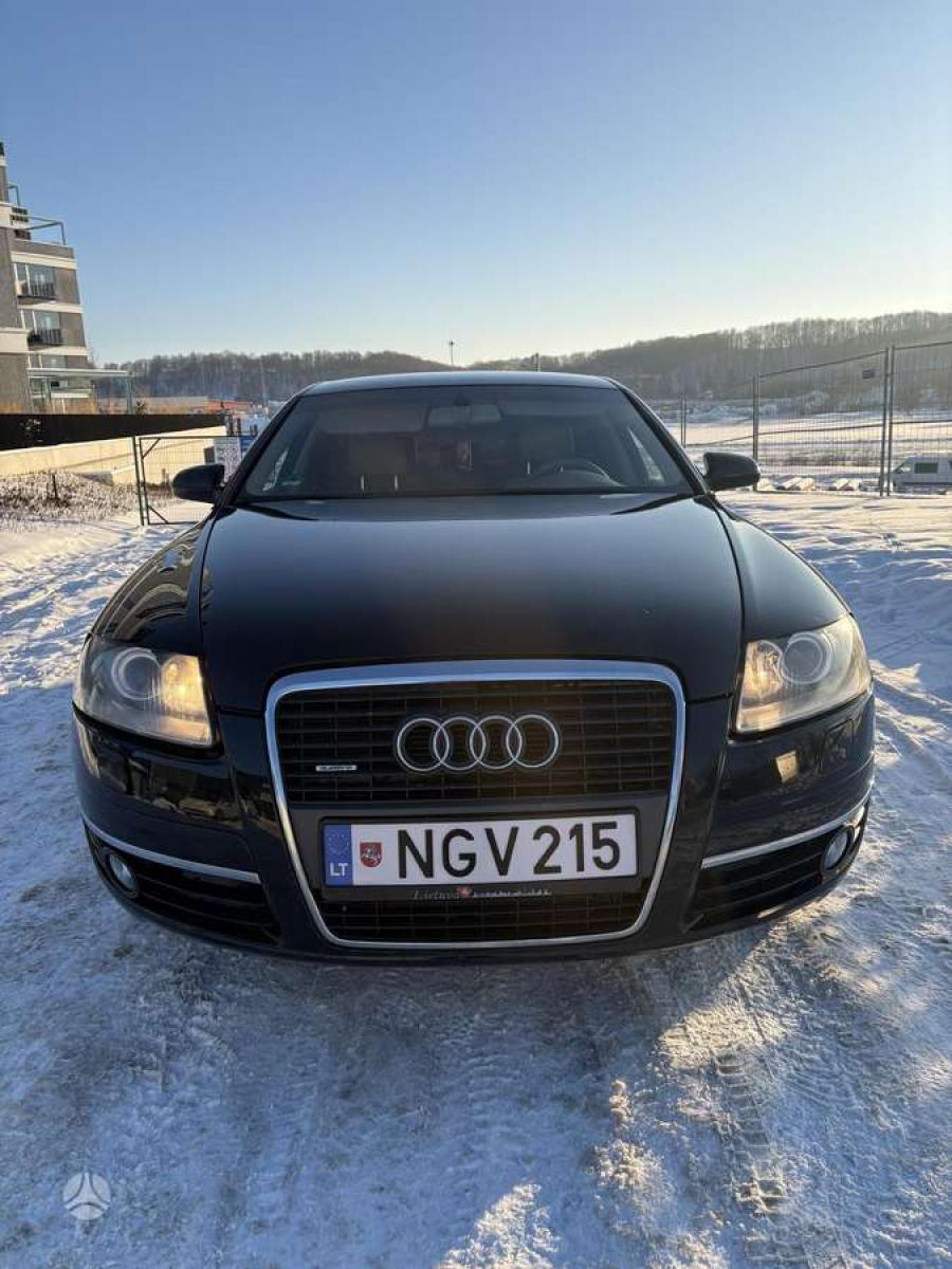 Black Audi A6 2006 in Kaunas, with an engine capacity of 2.97 L and mileage of 520 thousand km for 2450 €, photo 1 on AUTOMOTO.COM.LV