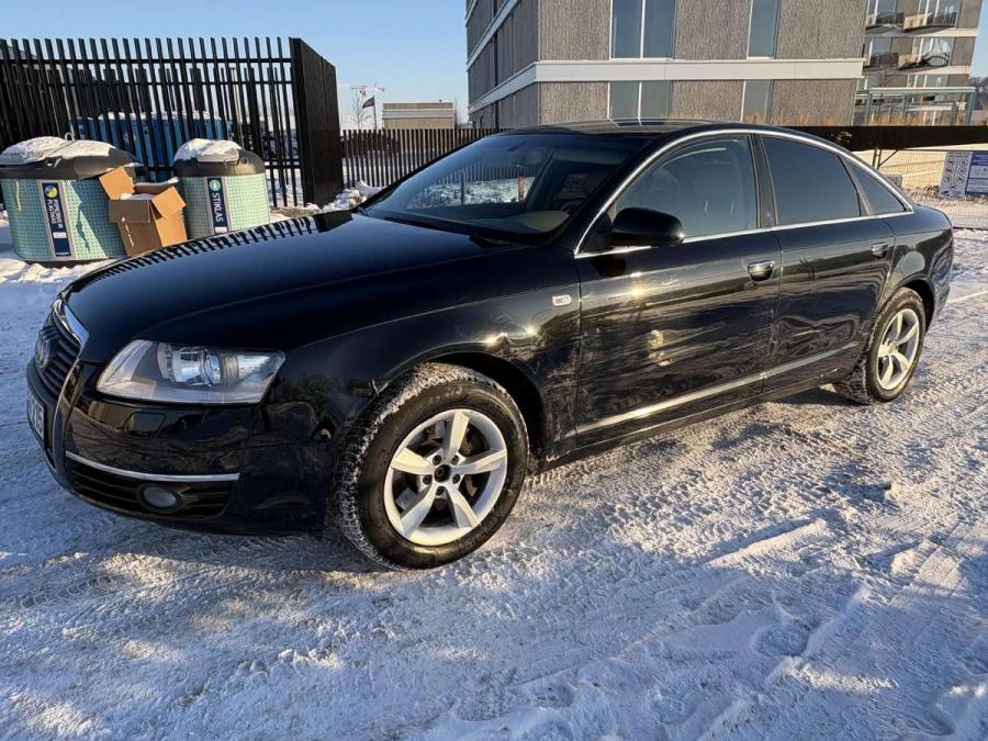 Black Audi A6 2006 in Kaunas, with an engine capacity of 2.97 L and mileage of 520 thousand km for 2450 €, photo 8 on AUTOMOTO.COM.LV