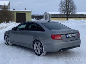 Black Audi A6 2006 in Riga, with an engine capacity of 3.00 L and mileage of 326 thousand km for 3000 €, photo 4 on AUTOMOTO.COM.LV