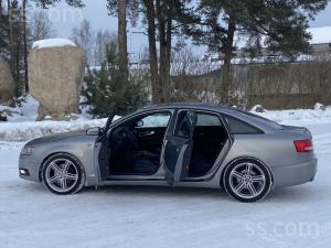 Black Audi A6 2006 in Riga, with an engine capacity of 3.00 L and mileage of 326 thousand km for 3000 €, photo 7 on AUTOMOTO.COM.LV