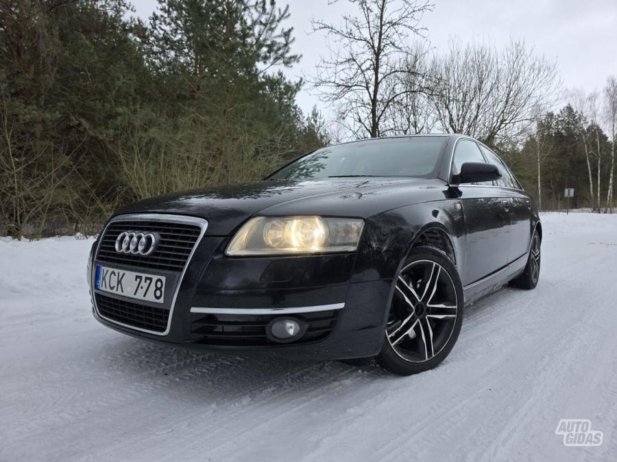 Black Audi A6 2006 in Ukmerge, with an engine capacity of 2.00 L and mileage of 310 thousand km for 3500 €, photo 4 on AUTOMOTO.COM.LV
