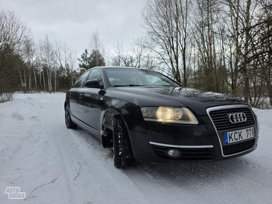 Black Audi A6 2006 in Ukmerge, with an engine capacity of 2.00 L and mileage of 310 thousand km for 3500 €, photo 5 on AUTOMOTO.COM.LV
