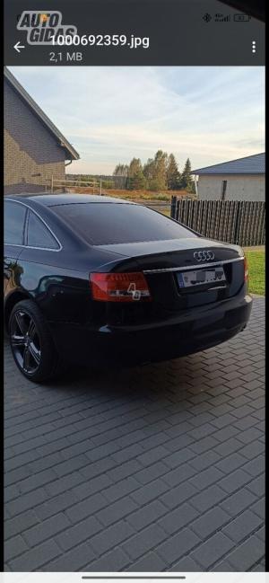 Black Audi A6 2006 in Vilnius, with an engine capacity of 2.00 L and mileage of 322 thousand km for 3800 €, photo  on AUTOMOTO.COM.LV
