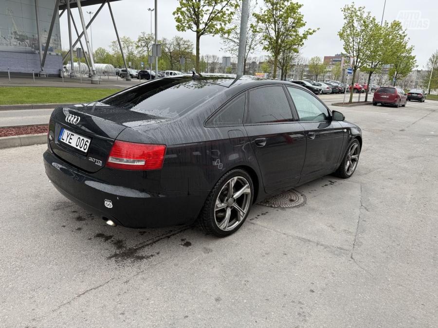 Black Audi A6 2006 in Klaipeda, with an engine capacity of 3.00 L and mileage of 468 thousand km for 2550 €, photo 4 on AUTOMOTO.COM.LV