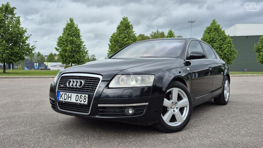 Black Audi A6 2006 in Utena, with an engine capacity of 3.00 L and mileage of 358 thousand km for 2690 €, photo 3 on AUTOMOTO.COM.LV