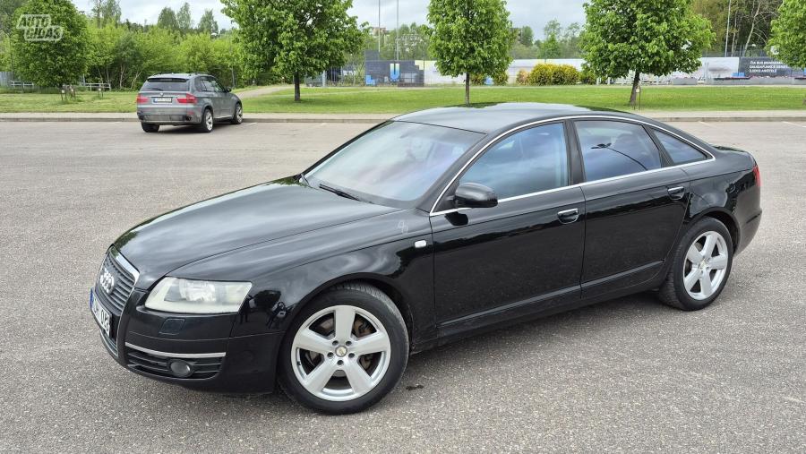 Black Audi A6 2006 in Utena, with an engine capacity of 3.00 L and mileage of 358 thousand km for 2690 €, photo 4 on AUTOMOTO.COM.LV