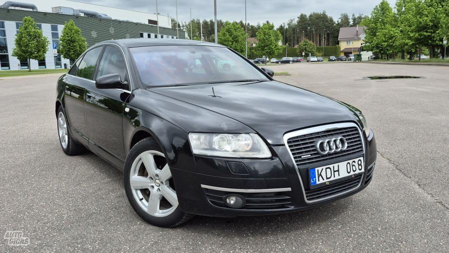 Black Audi A6 2006 in Utena, with an engine capacity of 3.00 L and mileage of 358 thousand km for 2690 €, photo 5 on AUTOMOTO.COM.LV
