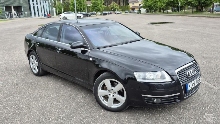 Black Audi A6 2006 in Utena, with an engine capacity of 3.00 L and mileage of 358 thousand km for 2690 €, photo 7 on AUTOMOTO.COM.LV