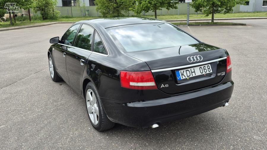 Black Audi A6 2006 in Utena, with an engine capacity of 3.00 L and mileage of 358 thousand km for 2690 €, photo 8 on AUTOMOTO.COM.LV