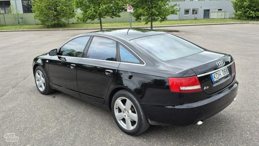 Black Audi A6 2006 in Utena, with an engine capacity of 3.00 L and mileage of 358 thousand km for 2690 €, photo 9 on AUTOMOTO.COM.LV