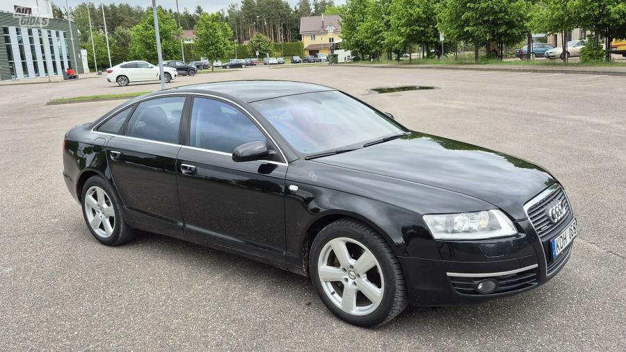 Black Audi A6 2006 in Utena, with an engine capacity of 3.00 L and mileage of 358 thousand km for 2690 €, photo 13 on AUTOMOTO.COM.LV