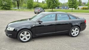 Black Audi A6 2006 in Utena, with an engine capacity of 3.00 L and mileage of 358 thousand km for 2690 €, photo 14 on AUTOMOTO.COM.LV