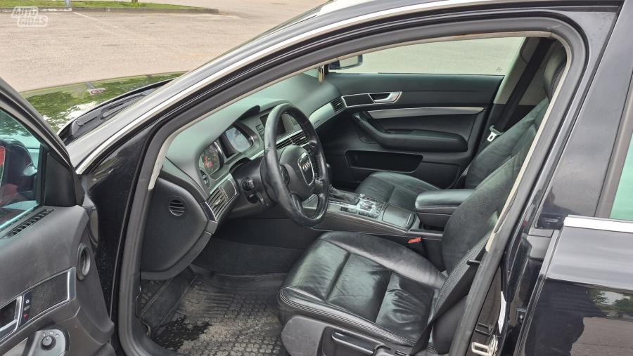 Black Audi A6 2006 in Utena, with an engine capacity of 3.00 L and mileage of 358 thousand km for 2690 €, photo 15 on AUTOMOTO.COM.LV