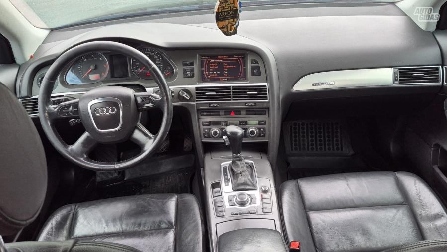 Black Audi A6 2006 in Utena, with an engine capacity of 3.00 L and mileage of 358 thousand km for 2690 €, photo 17 on AUTOMOTO.COM.LV