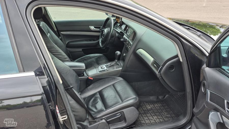 Black Audi A6 2006 in Utena, with an engine capacity of 3.00 L and mileage of 358 thousand km for 2690 €, photo 18 on AUTOMOTO.COM.LV