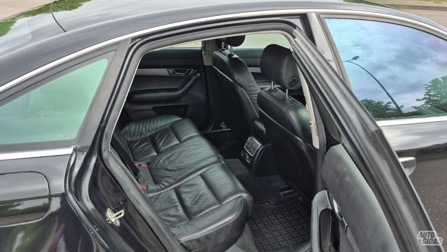 Black Audi A6 2006 in Utena, with an engine capacity of 3.00 L and mileage of 358 thousand km for 2690 €, photo 21 on AUTOMOTO.COM.LV