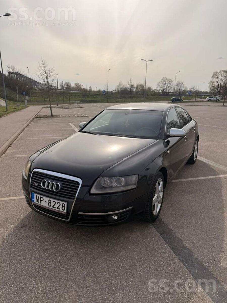 Black Audi A6 2006 in Daugavpils, with an engine capacity of 2.00 L and mileage of 380 thousand km for 3500 €, photo 1 on AUTOMOTO.COM.LV