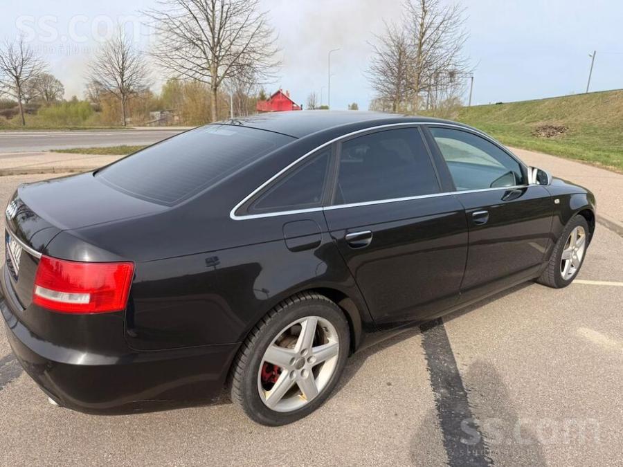Black Audi A6 2006 in Daugavpils, with an engine capacity of 2.00 L and mileage of 380 thousand km for 3500 €, photo 4 on AUTOMOTO.COM.LV