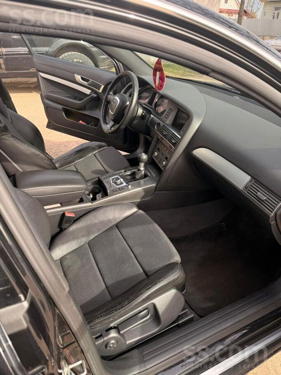 Black Audi A6 2006 in Daugavpils, with an engine capacity of 2.00 L and mileage of 380 thousand km for 3500 €, photo 9 on AUTOMOTO.COM.LV