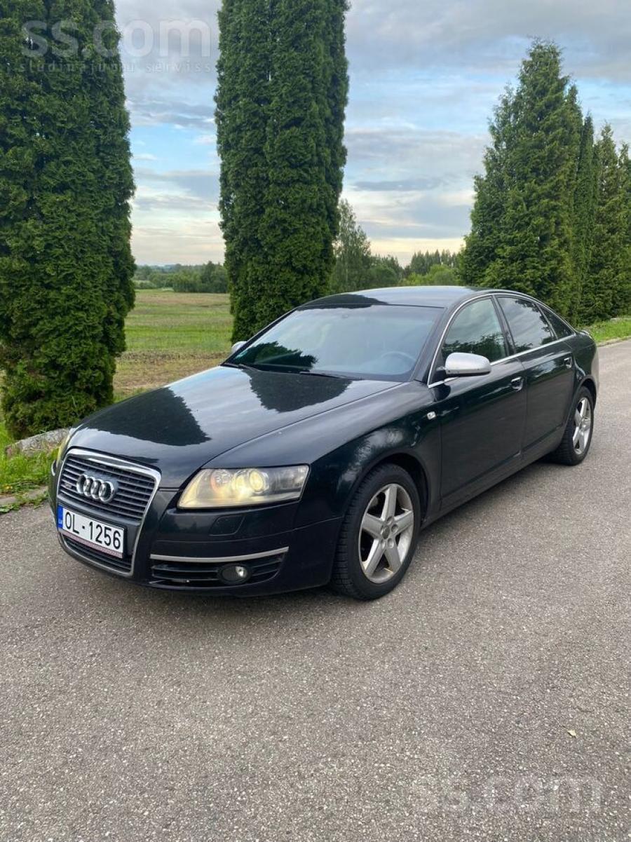 Melns Audi A6 2006 Daugavpils, ar dzinēja tilpumu 2.00 L un nobraukumu 380 tūkst. km par 3400 €, foto 1 vietnē AUTOMOTO.COM.LV