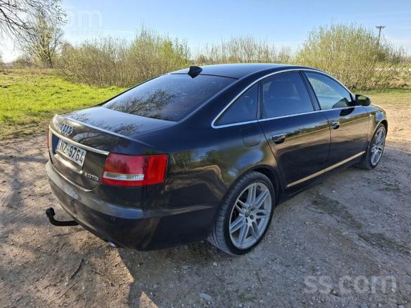 Black Audi A6 2006 in Tukums, with an engine capacity of 2.00 L and mileage of 328 thousand km for 2990 €, photo 5 on AUTOMOTO.COM.LV