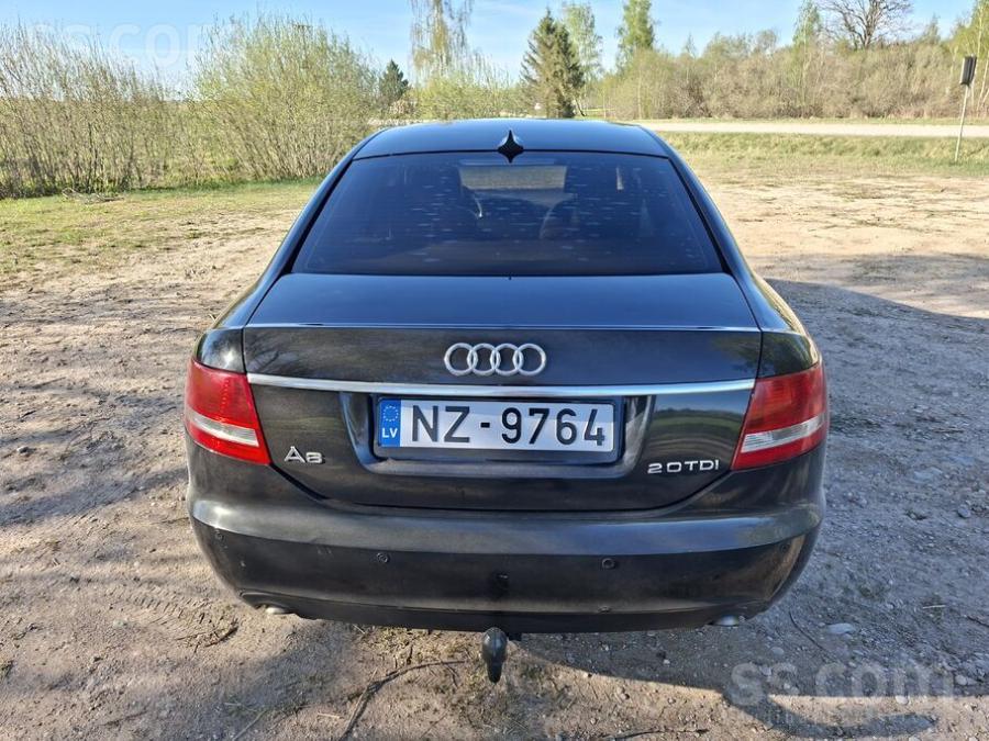 Melns Audi A6 2006 Tukums, ar dzinēja tilpumu 2.00 L un nobraukumu 328 tūkst. km par 2990 €, foto 8 vietnē AUTOMOTO.COM.LV