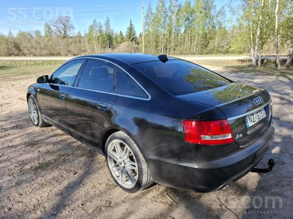 Black Audi A6 2006 in Tukums, with an engine capacity of 2.00 L and mileage of 328 thousand km for 2990 €, photo 6 on AUTOMOTO.COM.LV
