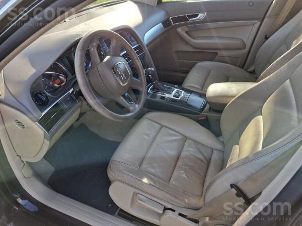 Black Audi A6 2006 in Tukums, with an engine capacity of 2.00 L and mileage of 328 thousand km for 2990 €, photo 8 on AUTOMOTO.COM.LV