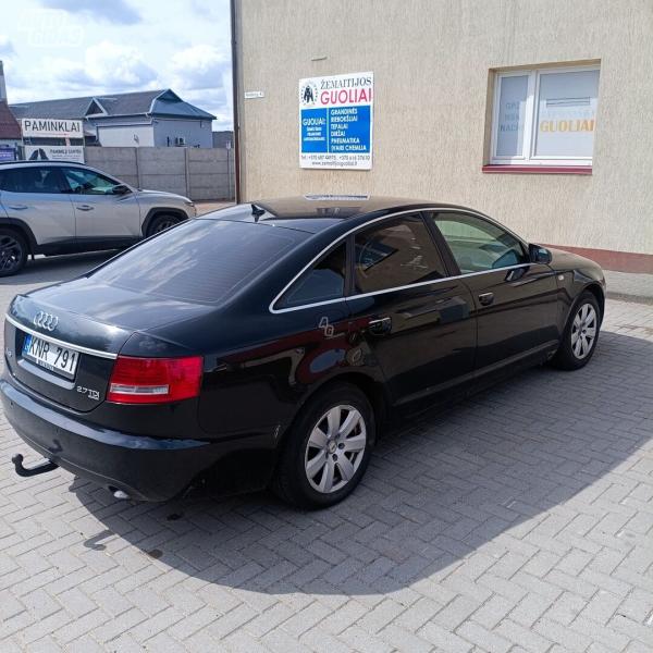 Black Audi A6 2006 in Taurage, with an engine capacity of 2.70 L and mileage of 353 thousand km for 2400 €, photo 5 on AUTOMOTO.COM.LV