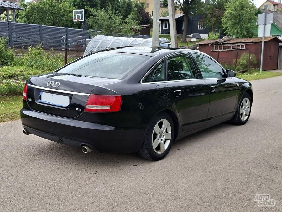 Black Audi A6 2006 in Siauliai, with an engine capacity of 2.40 L and mileage of 123 thousand km for 2350 €, photo 7 on AUTOMOTO.COM.LV