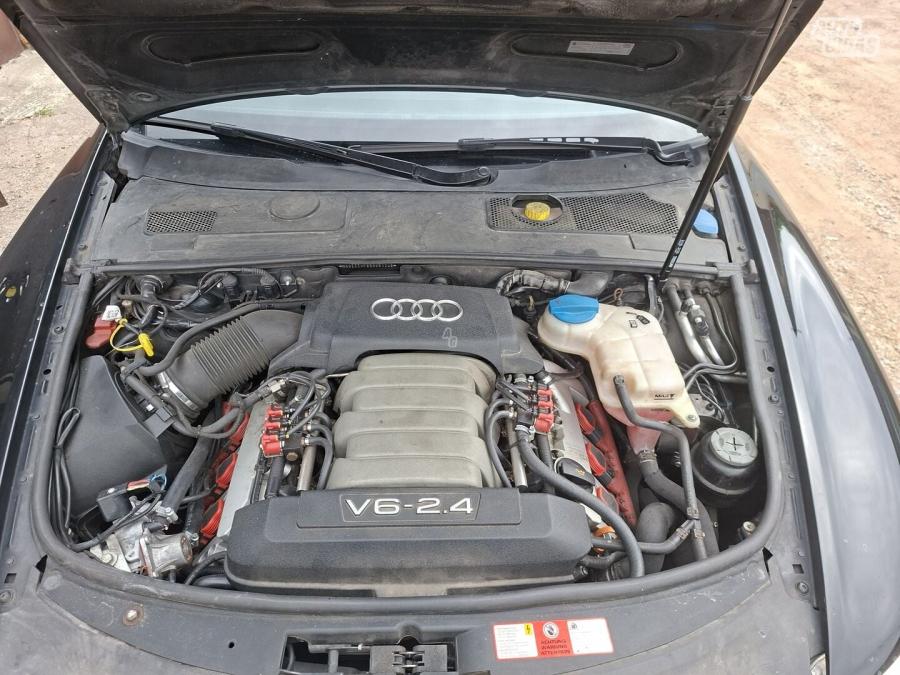 Black Audi A6 2006 in Siauliai, with an engine capacity of 2.40 L and mileage of 123 thousand km for 2350 €, photo 17 on AUTOMOTO.COM.LV