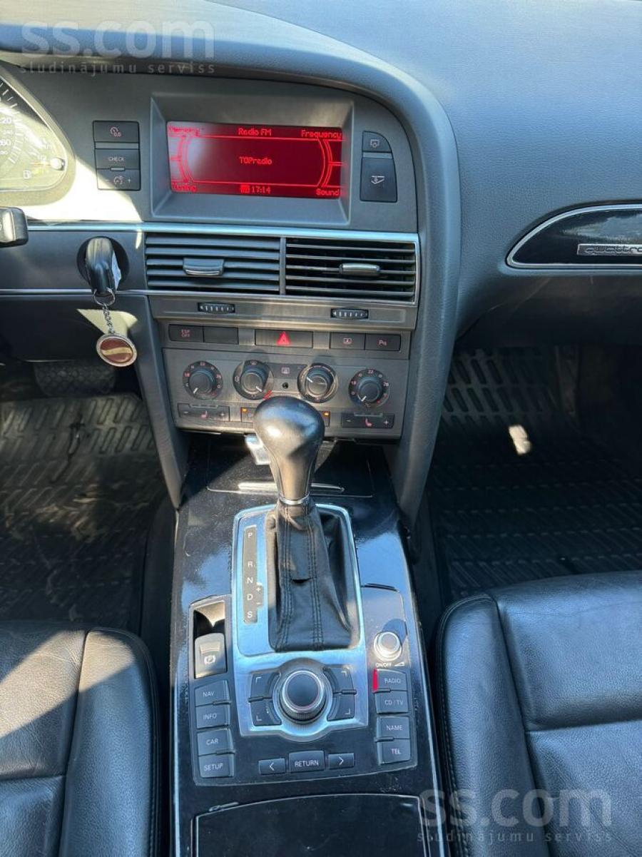 Melns Audi A6 2006 Rīga, ar dzinēja tilpumu 3.00 L un nobraukumu 0 tūkst. km par 3399 €, foto 17 vietnē AUTOMOTO.COM.LV