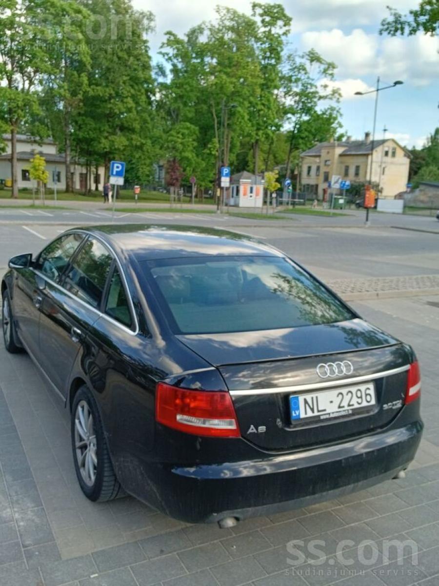 Melns Audi A6 2006 Rīga, ar dzinēja tilpumu 3.00 L un nobraukumu 340 tūkst. km par 3500 €, foto 7 vietnē AUTOMOTO.COM.LV