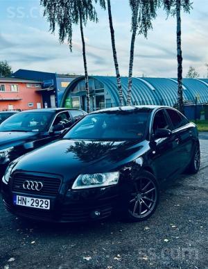 Black Audi A6 2006 in Riga, with an engine capacity of 3.00 L and mileage of 305 thousand km for 4090 €, photo  on AUTOMOTO.COM.LV