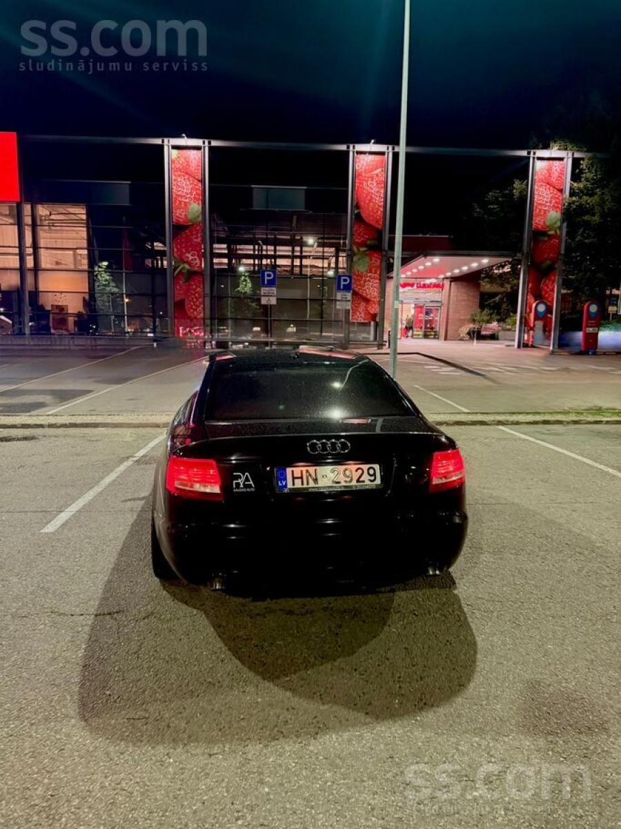 Black Audi A6 2006 in Riga, with an engine capacity of 3.00 L and mileage of 305 thousand km for 4090 €, photo 4 on AUTOMOTO.COM.LV