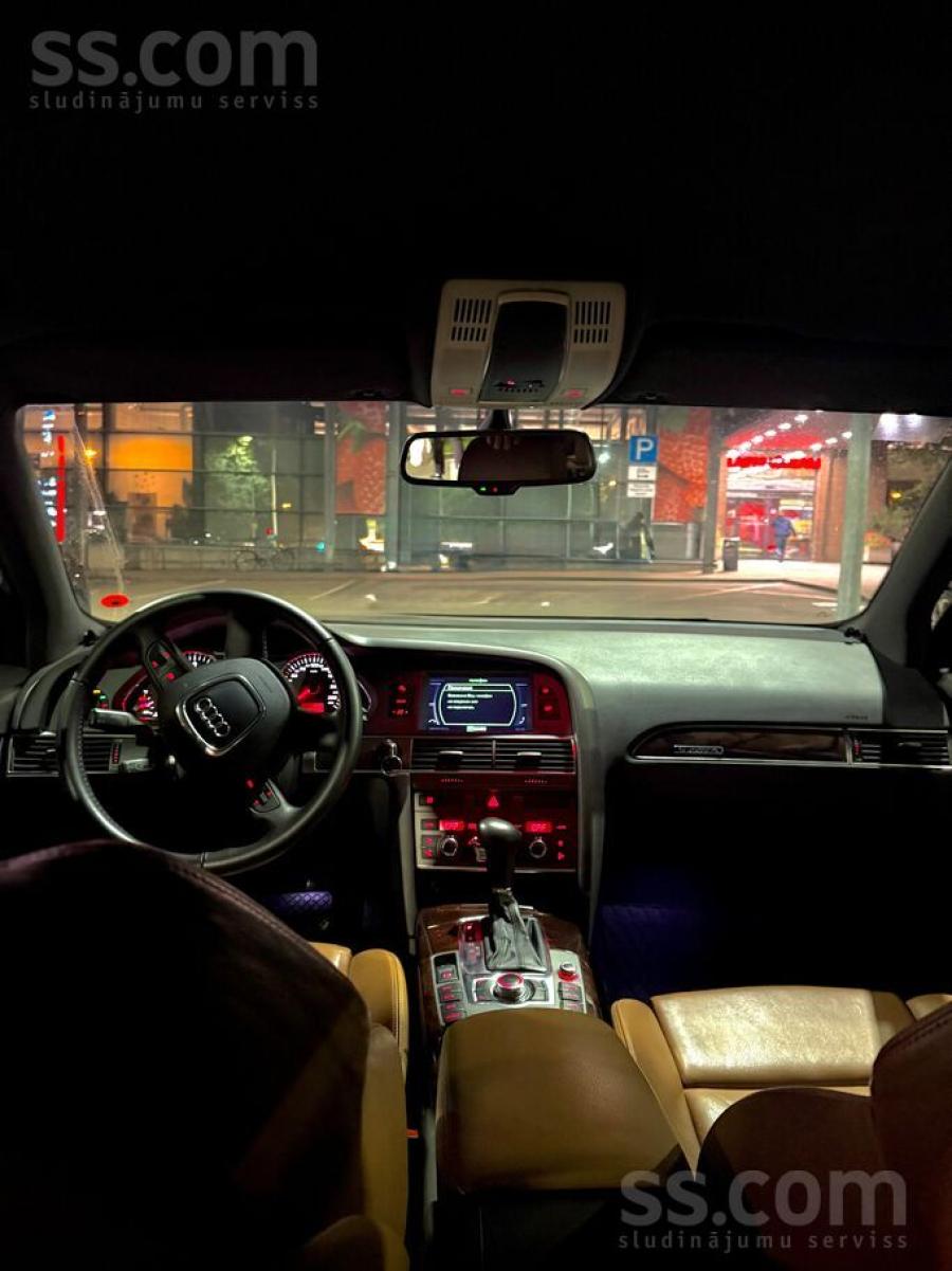 Black Audi A6 2006 in Riga, with an engine capacity of 3.00 L and mileage of 305 thousand km for 4090 €, photo 8 on AUTOMOTO.COM.LV