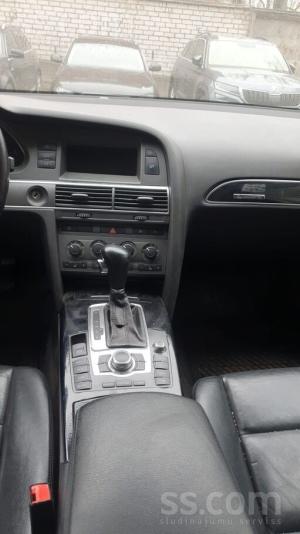 Melns Audi A6 2006 Rīga, ar dzinēja tilpumu 3.00 L un nobraukumu 320 tūkst. km par 2800 €, foto 4 vietnē AUTOMOTO.COM.LV