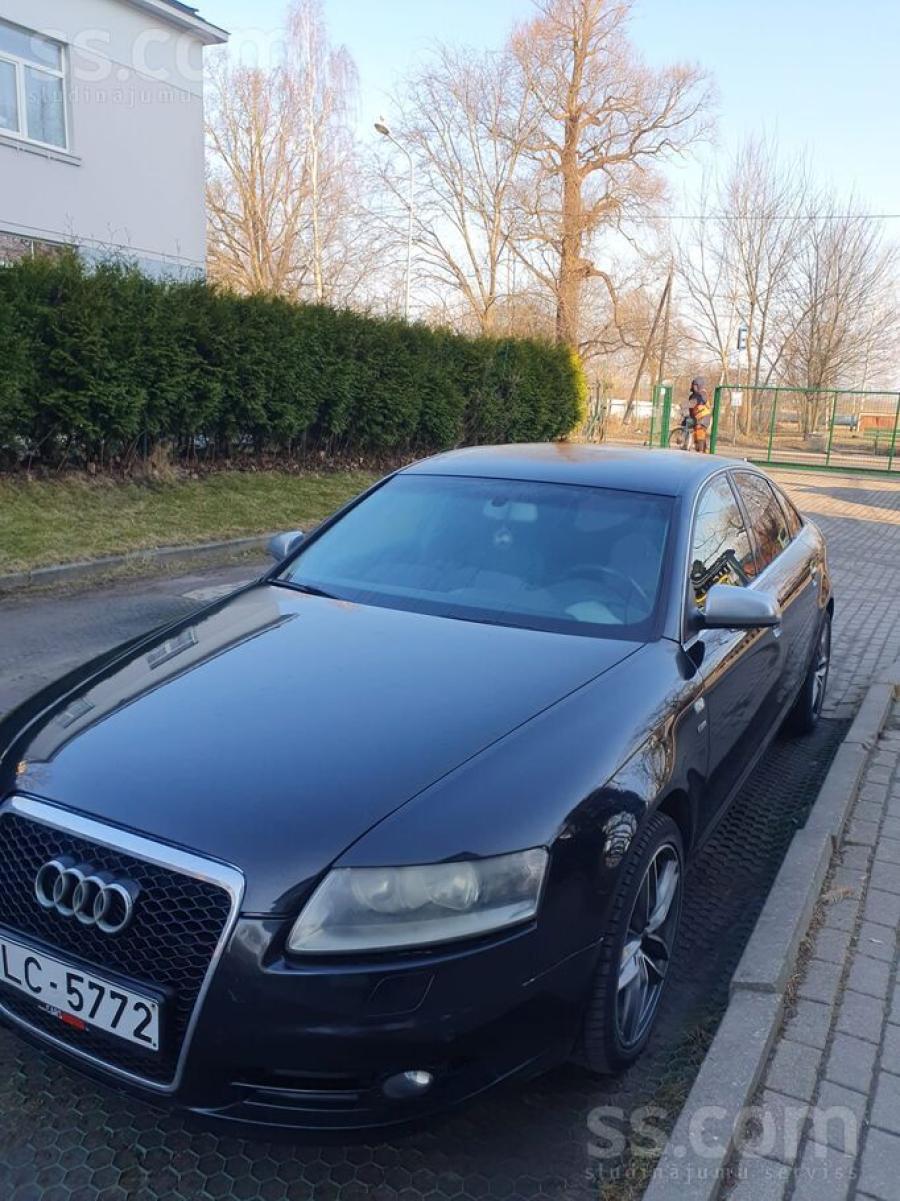 Melns Audi A6 2006 Rīga, ar dzinēja tilpumu 3.00 L un nobraukumu 320 tūkst. km par 2800 €, foto 5 vietnē AUTOMOTO.COM.LV