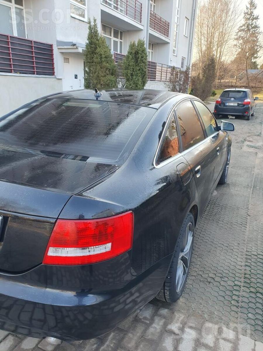 Melns Audi A6 2006 Rīga, ar dzinēja tilpumu 3.00 L un nobraukumu 320 tūkst. km par 2800 €, foto 7 vietnē AUTOMOTO.COM.LV