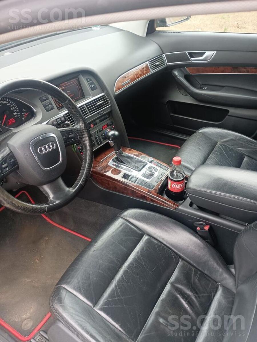 Melns Audi A6 2006 Rīga, ar dzinēja tilpumu 3.00 L un nobraukumu 297 tūkst. km par 3500 €, foto 6 vietnē AUTOMOTO.COM.LV