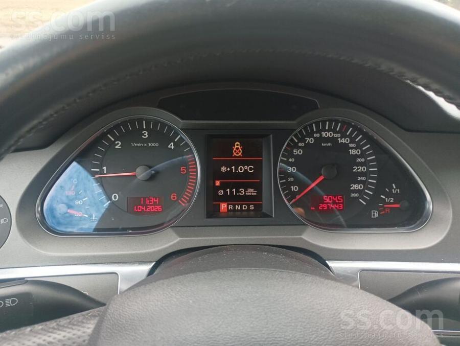 Melns Audi A6 2006 Rīga, ar dzinēja tilpumu 3.00 L un nobraukumu 297 tūkst. km par 3500 €, foto 8 vietnē AUTOMOTO.COM.LV
