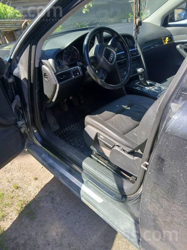 Black Audi A6 2006 in Tukums, with an engine capacity of 2.00 L and mileage of 340 thousand km for 2500 €, photo 7 on AUTOMOTO.COM.LV