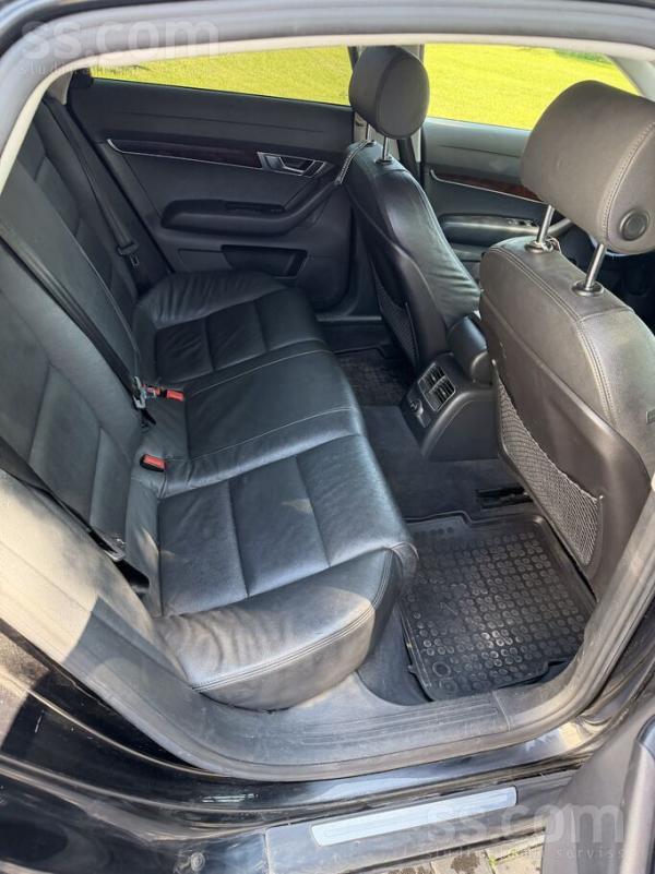 Black Audi A6 2006 in Riga, with an engine capacity of 2.70 L and mileage of 402 thousand km for 2750 €, photo 8 on AUTOMOTO.COM.LV