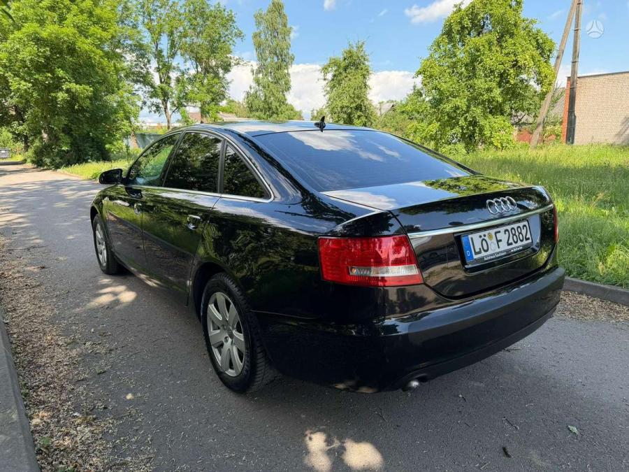 Black Audi A6 2006 in Marijampole, with an engine capacity of 2.70 L and mileage of 335 thousand km for 3999 €, photo 5 on AUTOMOTO.COM.LV
