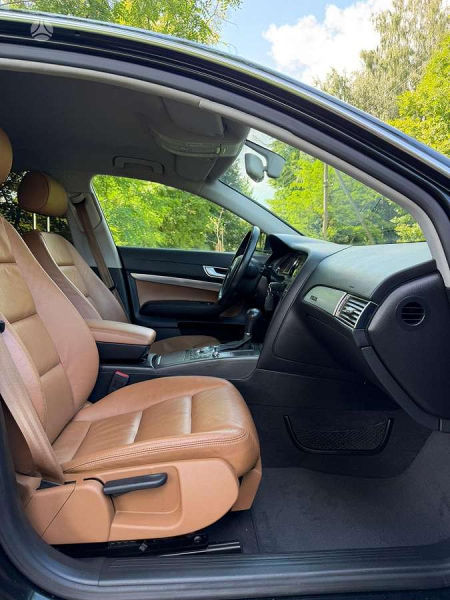 Black Audi A6 2006 in Marijampole, with an engine capacity of 2.70 L and mileage of 335 thousand km for 3999 €, photo 9 on AUTOMOTO.COM.LV